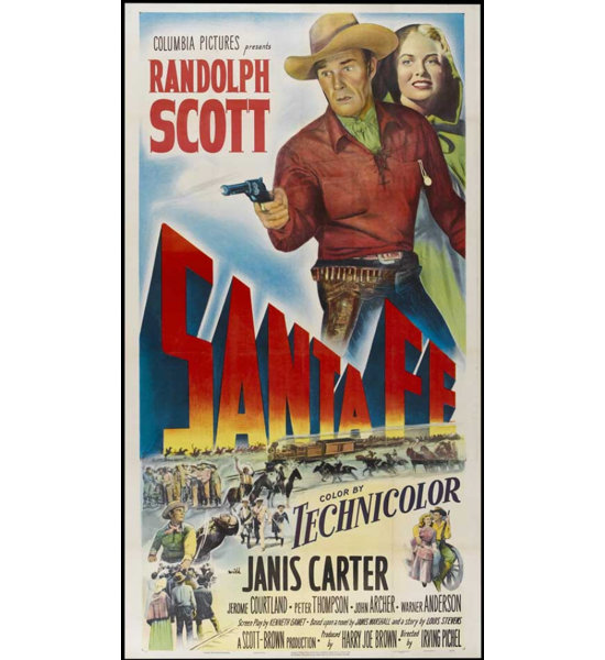Posterazzi Pop Culture Graphics Santa Fe Movie Poster On Paper Print | Wayfair